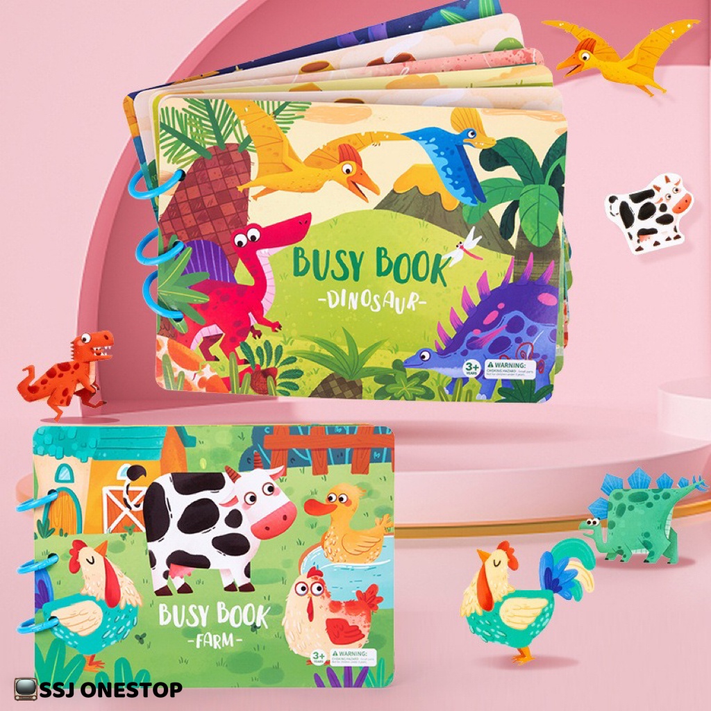 Latest Version Busy Book / Quiet Book / Activity Book Montessori Early ...