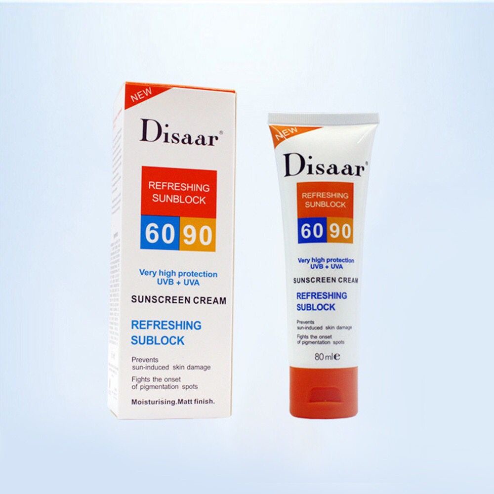 Disaar Sunscreen Cream Spf 90 ++ Moisturizing Skin Protect Sunblock 40g ...