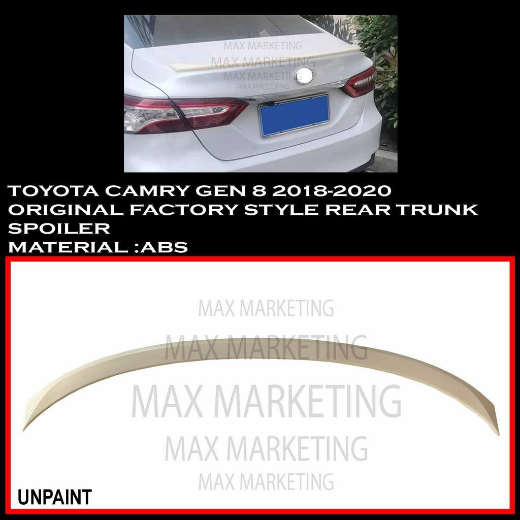 TOYOTA CAMRY GEN 8 2018-2020 ORIGINAL FACTORY STYLE REAR TRUNK SPOILER ...