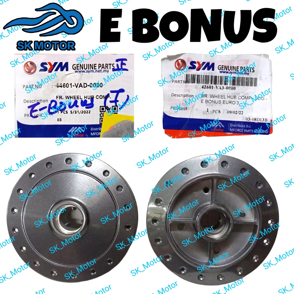 SYM E BONUS 110 SR (No Disc) / E BONUS EURO 3 / E SMART Original Front ...