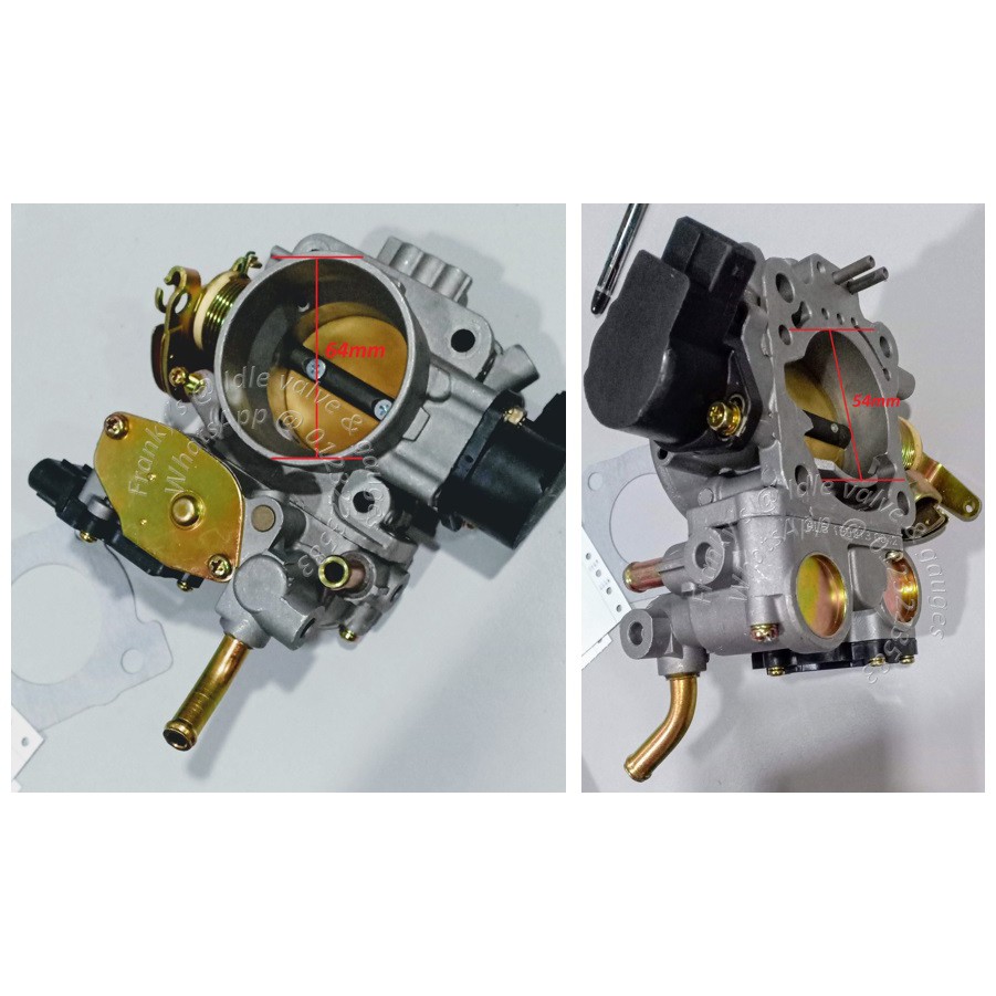4G13 & 4G15 Modification Throttle body (Top Perdana Sei, Bottom ISC ...