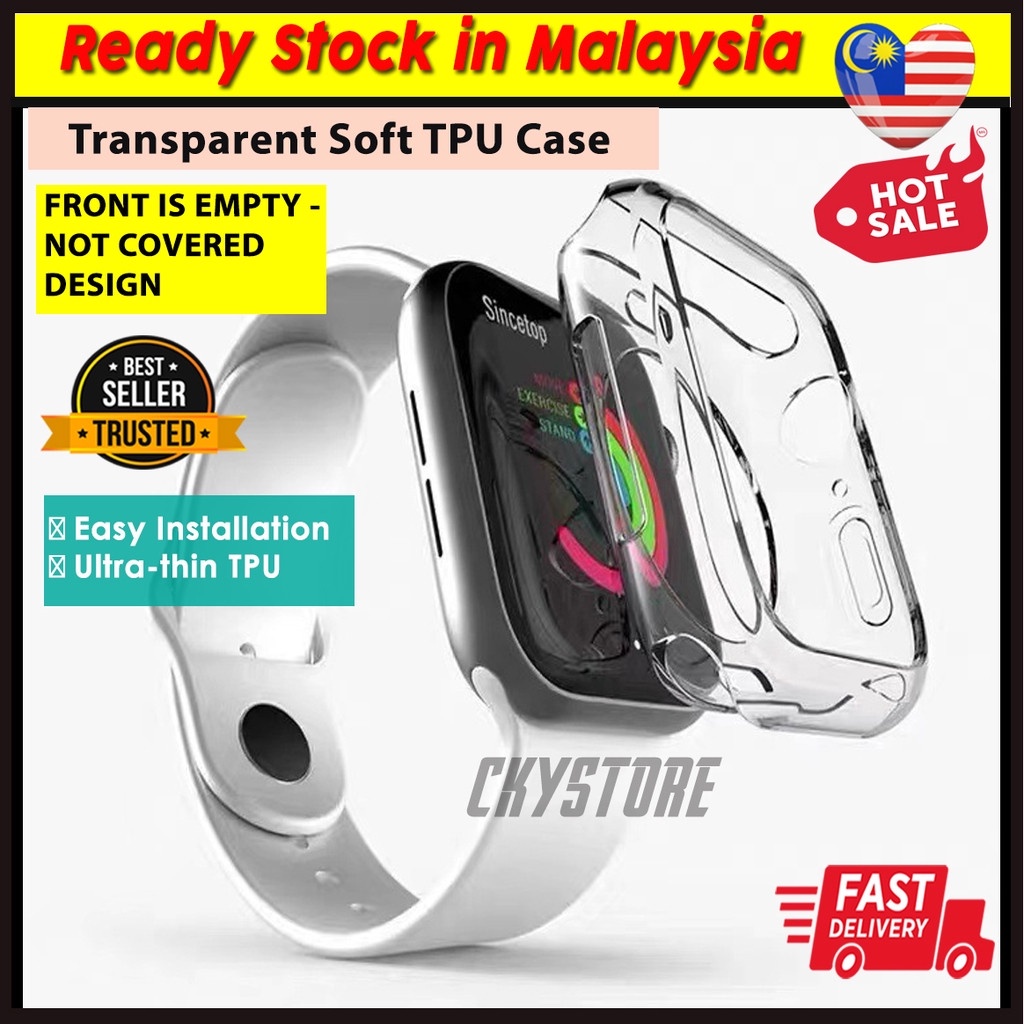 IP Watch 2 3 4 5 6 7 SE 38mm 40mm 42mm 44mm 41mm 45mm Soft TPU SIDE ...