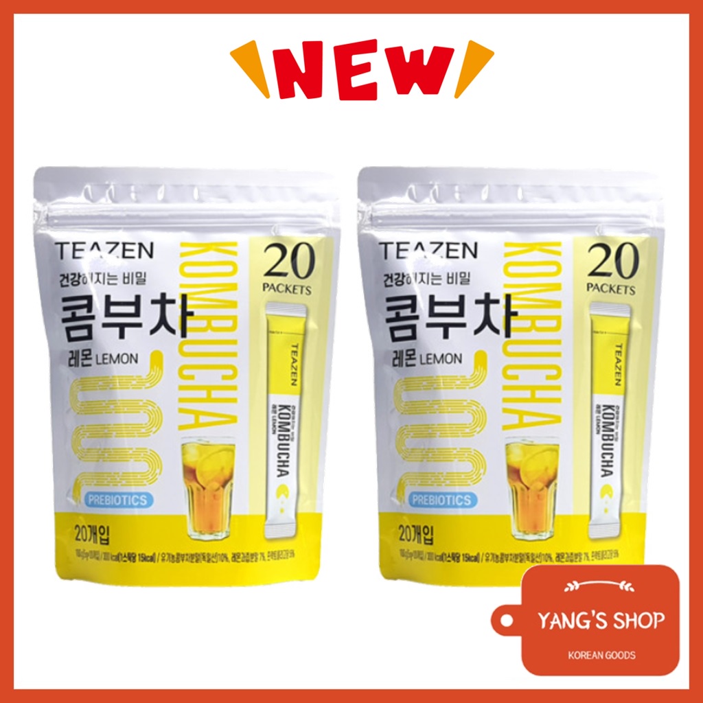 [TEAZEN][BTS] Kombucha Powder 20T/40T - Lemon / BTS Jungkook Tea ...