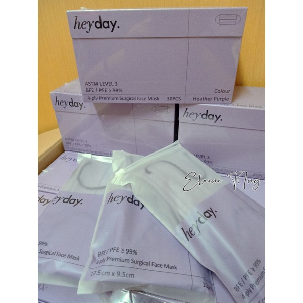 [READY STOCK] HEYDAY 4PLY SURGICAL MEDICAL FACE MASK (30PCS/BOX ...