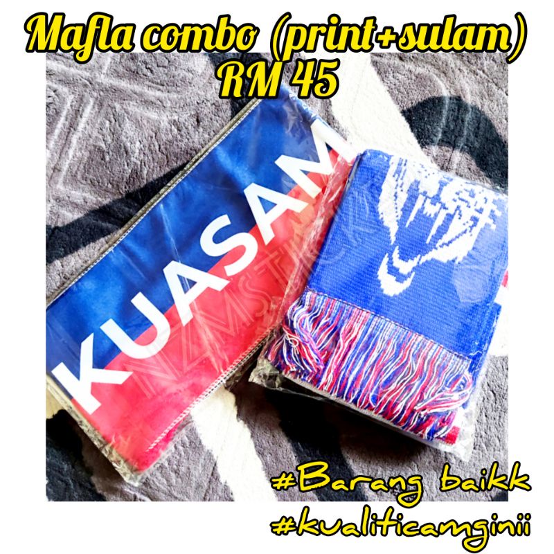 mafla bola sepak Johor darul takzim football shawl | Shopee Malaysia