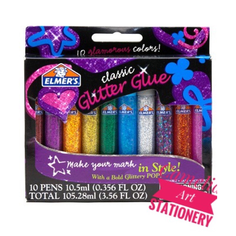 Elmer’s Classic Glitter Glue Pen Set🔥Ready stock🔥 | Shopee Malaysia
