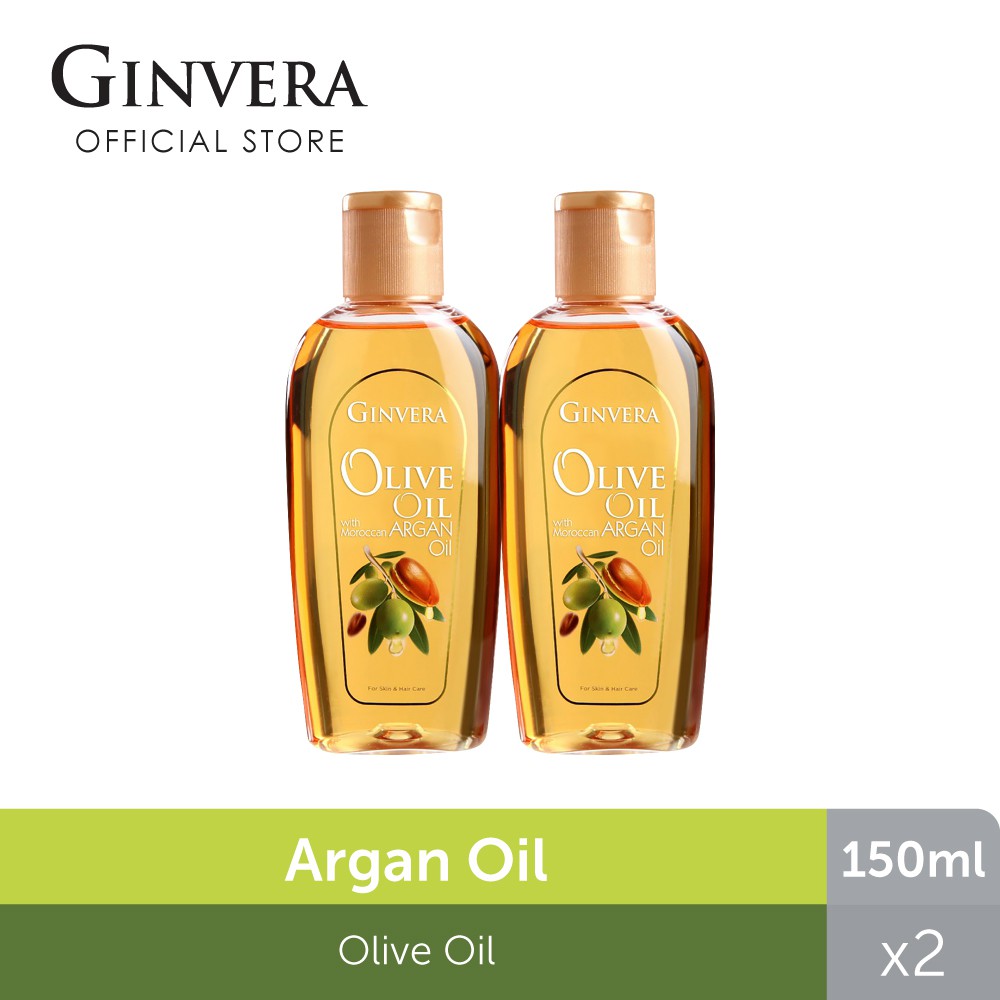 [Bundle of 2] Ginvera Olive Oil Morocco Argan Oil 150ml | Shopee Malaysia