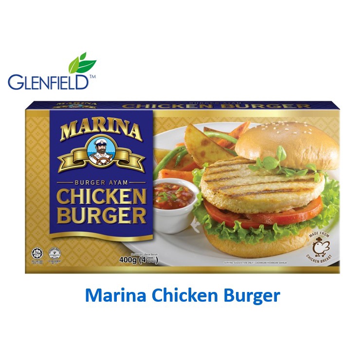 Marina Chicken Burger Patty 400g | Shopee Malaysia