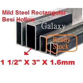 BESI Hollow Mild Steel Hollow Mild Steel Rectangular Besi Hollow Tube(1 ...