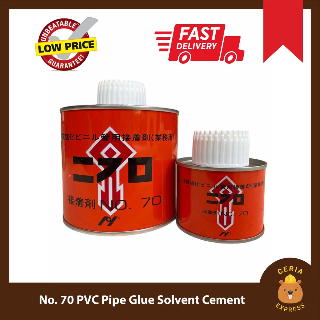 No. 70 Japan PVC Pipe Glue Oren Solvent Cement Orange ( PVC GUM) 100G ...