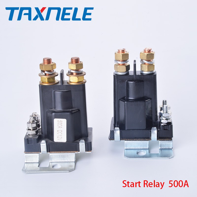 1pcs Dual Battery Start relay 4 Pin Large Current 500A 12V 24VDC Car ...