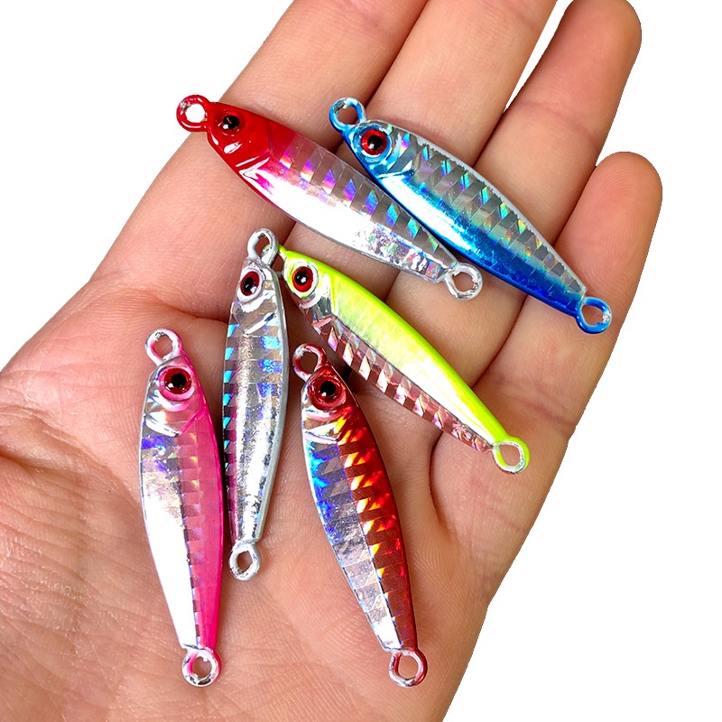 1Pcs Fishing Lure Jig Spoon 7g-30g Swimbait Bass Jigging Wobbler Slow Sinking Fishing Bait ...