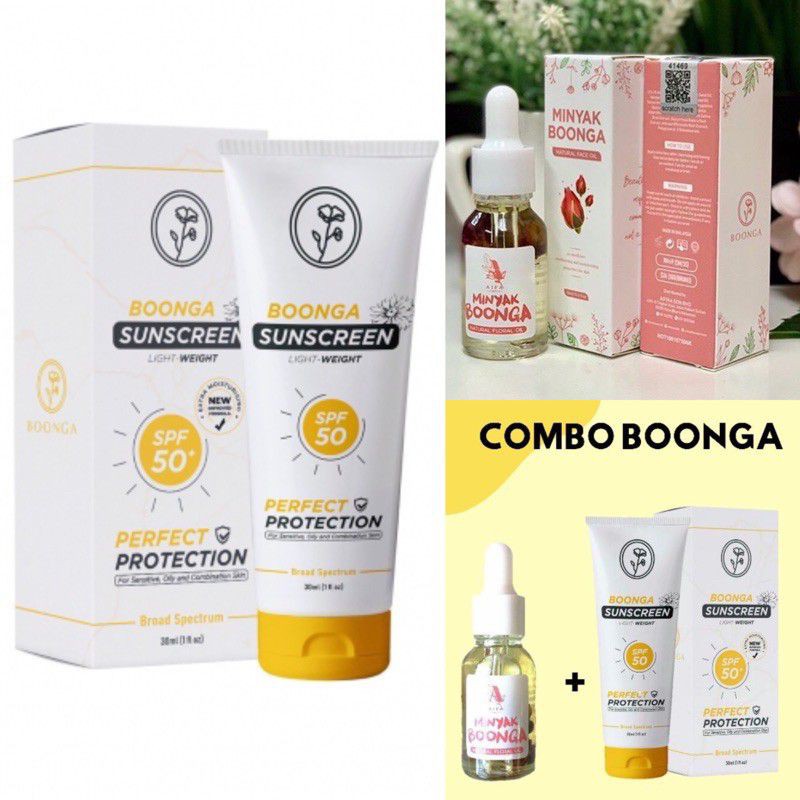 💥💯Original HQ💥Boonga Sunscreen, Face Oil Minyak Boonga By Aifa ...