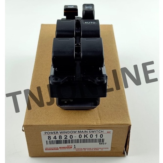 POWER WINDOW MAIN SWITCH FRT/RH / HILUX KUN25 / KUN26,ACV30,ALTIS ...