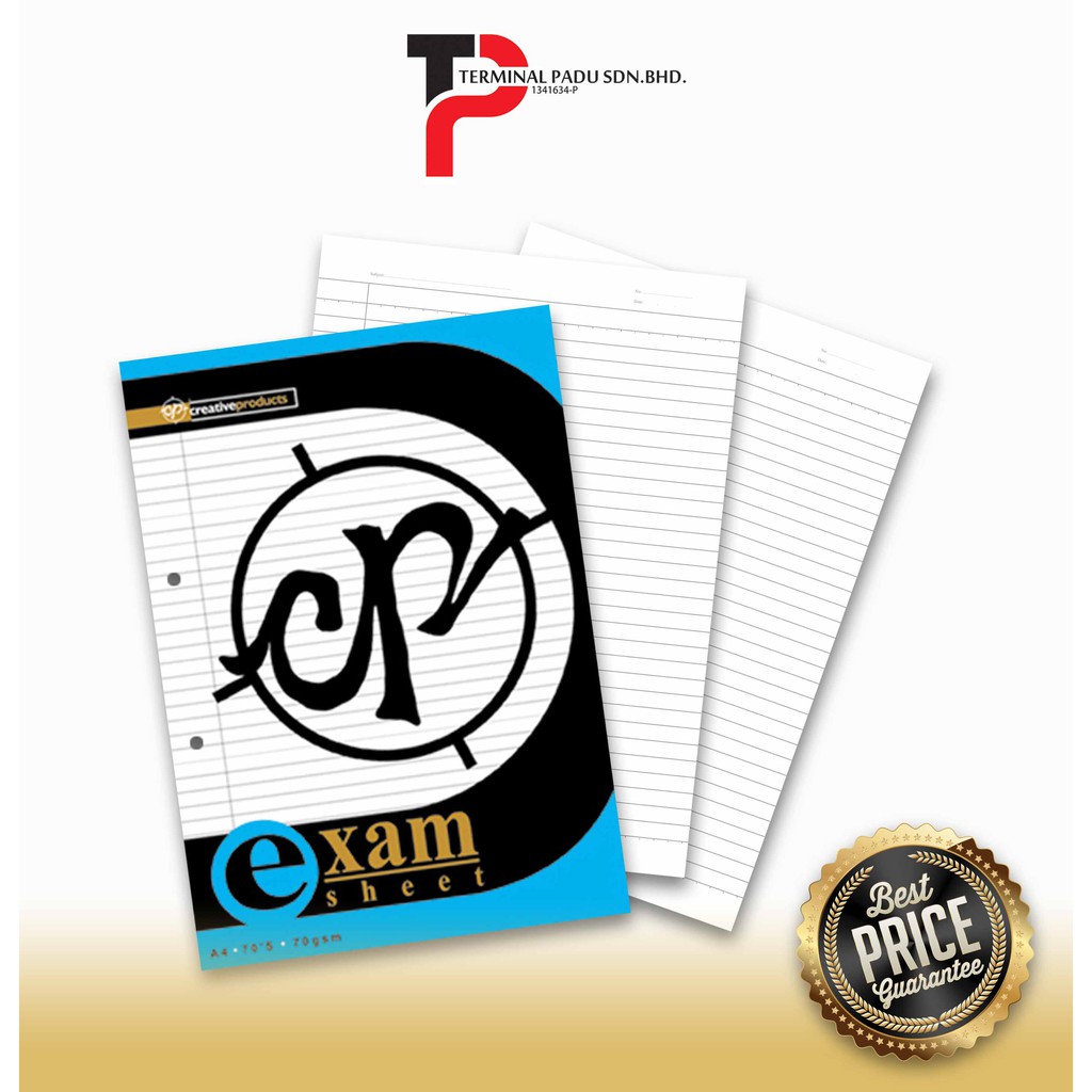 Exam Sheet / Foolscap Paper / Kertas Kajian / Lined Paper / Kertas ...