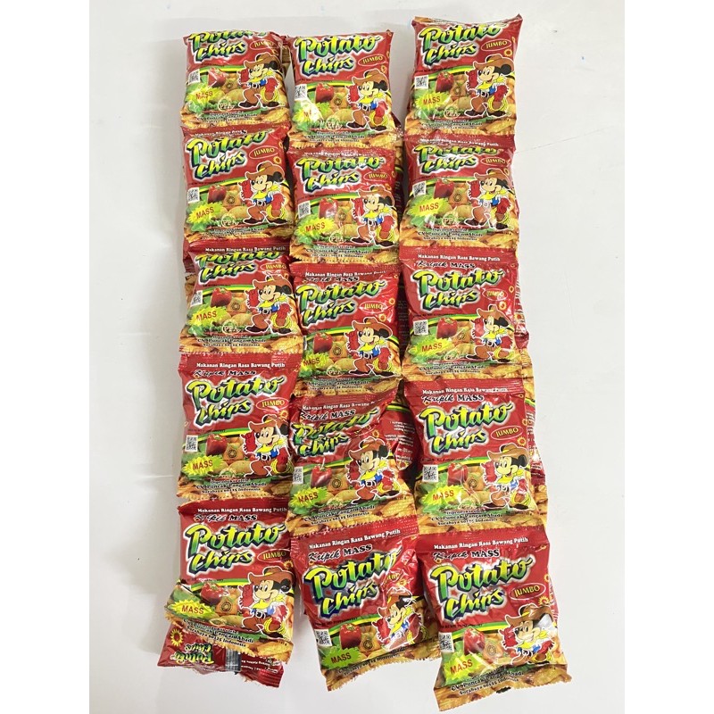 POTATO CHIPS ( 1 RENTENG ISI 10 SACHET ) | Shopee Malaysia