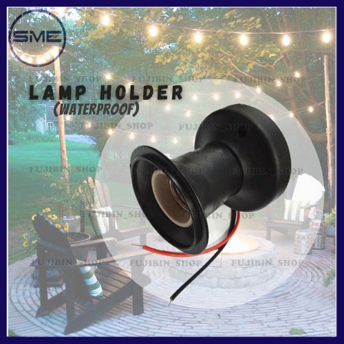 The Best Multipurpose Waterproof Lamp Holder E27 (Black) | Shopee Malaysia