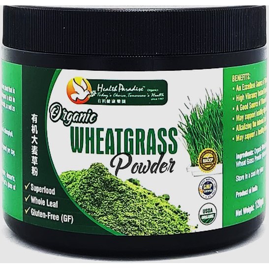 Health Paradise Organic Wheat grass Powder 120gm | Shopee Malaysia