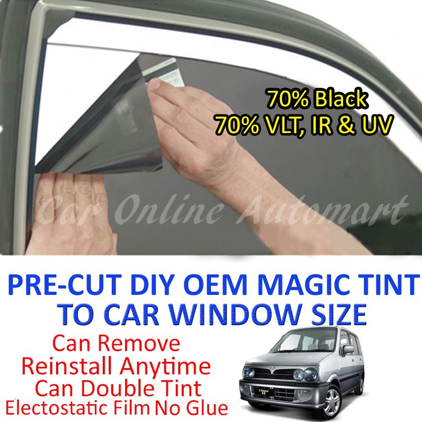 Magic Tint/Magic Tinted Solar Window - Black/Perodua Kenari (5 Window ...