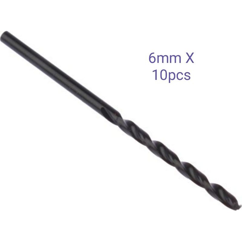 Drill bit 6mm X 10pcs | Shopee Malaysia