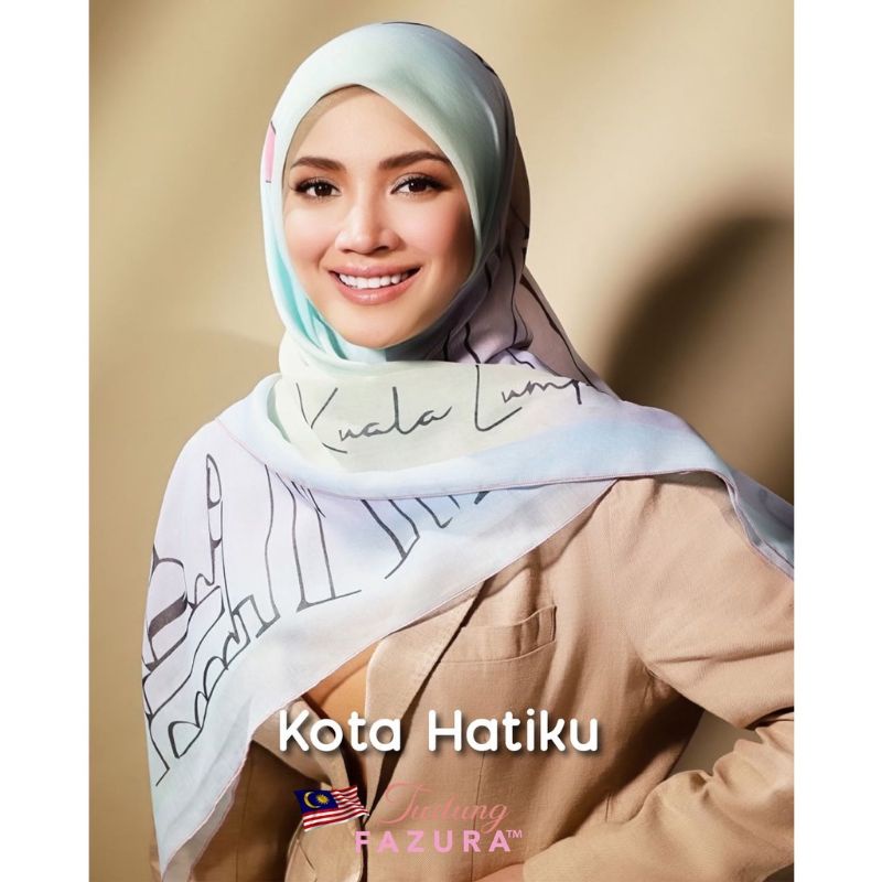 Tudung merdeka Fazura | Shopee Malaysia