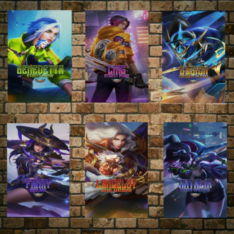 Poster mobile legends /mobile legends / Wall Decorations / Room Posters ...