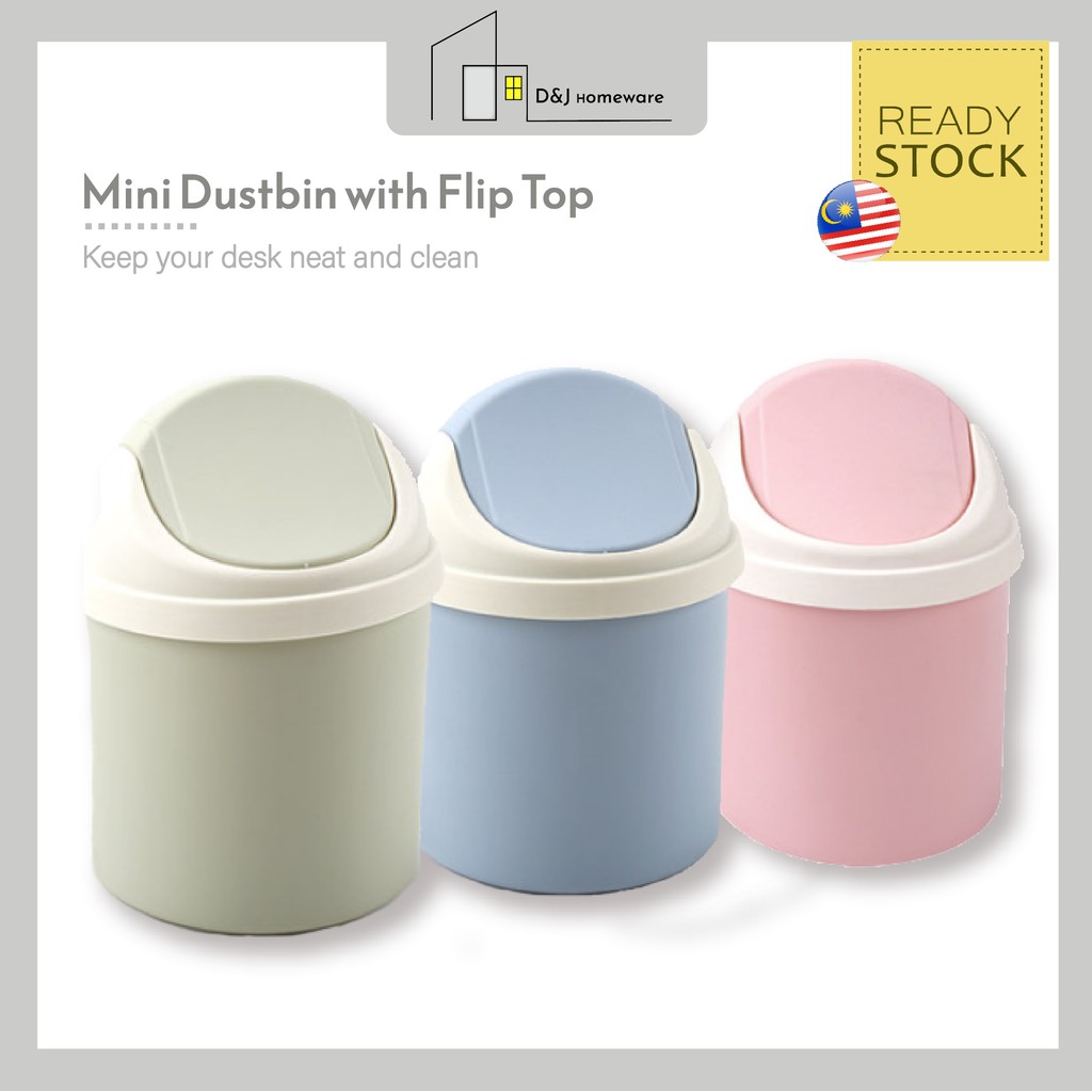 Mini Dustbin / Swing-Top Rubbish Bin / Trash Can / Garbage Waste ...
