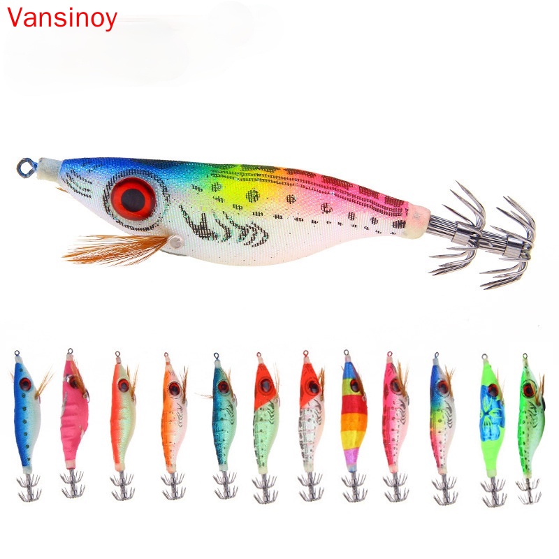 Squid JIG FIBER FABRIC 100MM/ SHRIMP BAIT 100 MM | Shopee Malaysia