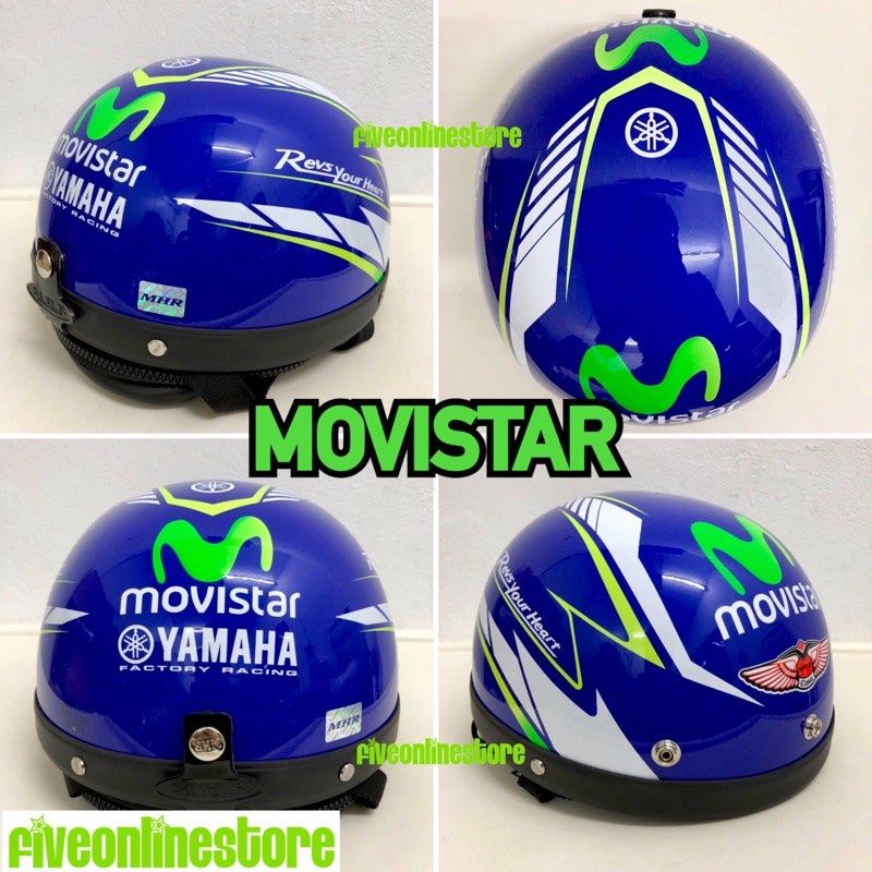 MHR III Helmet Half Movistar Original Cut Steng Kura Special Edition ...
