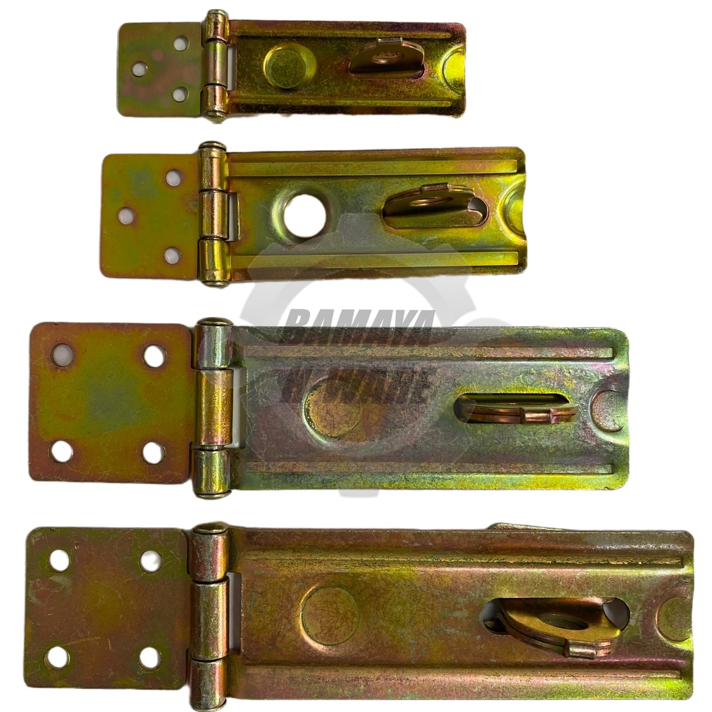 Rainbow Heavy Duty Iron Hasps + Staples. 65MM, 85MM, 100MM, 115MM ...