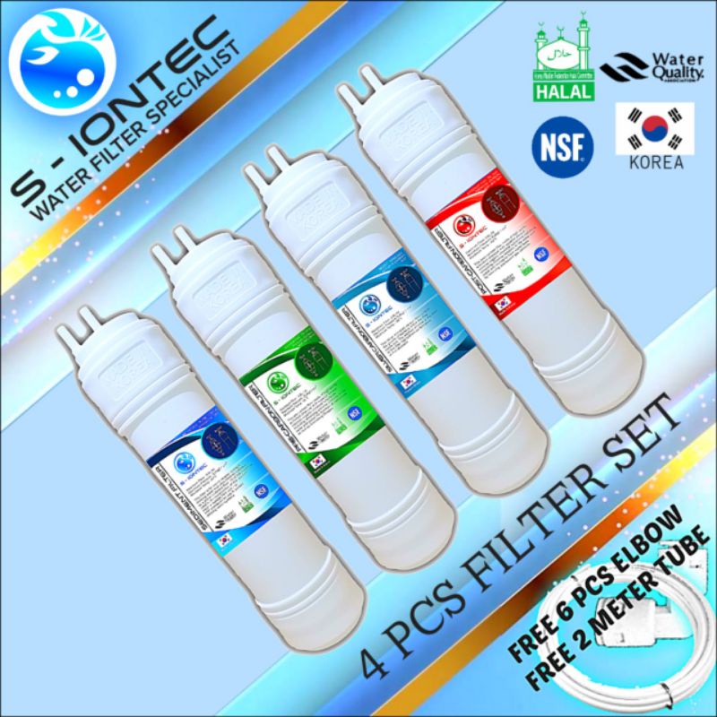 Korea Water Filter Halal U Type 8"/ 9"/ 10" Sediment/Pre-Carbon/Silver ...