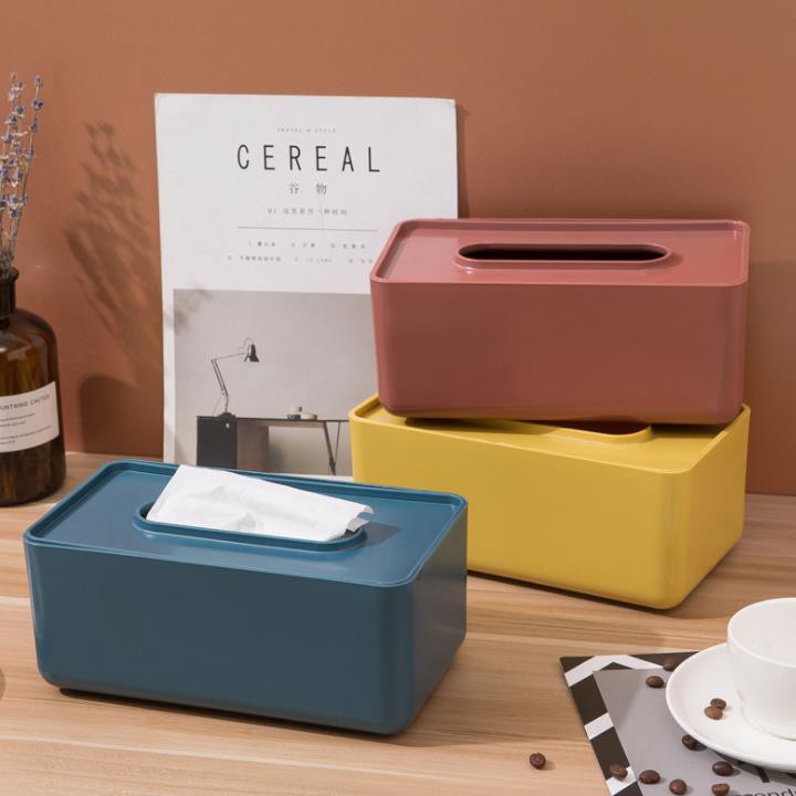 Plastic cover paper box living room creative paper pumping box ...