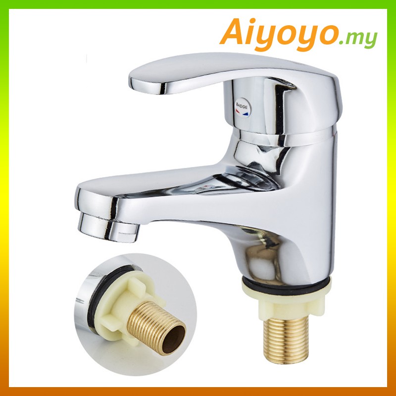 Cold Water Tap Basin Tap Faucet Bathroom Wash Basin Sink Tap Swivel ...