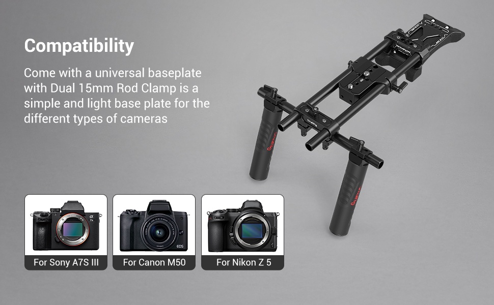 📦 1 day delivery 📌 SmallRig Basic Shoulder Kit 2896 Movie Camera ...