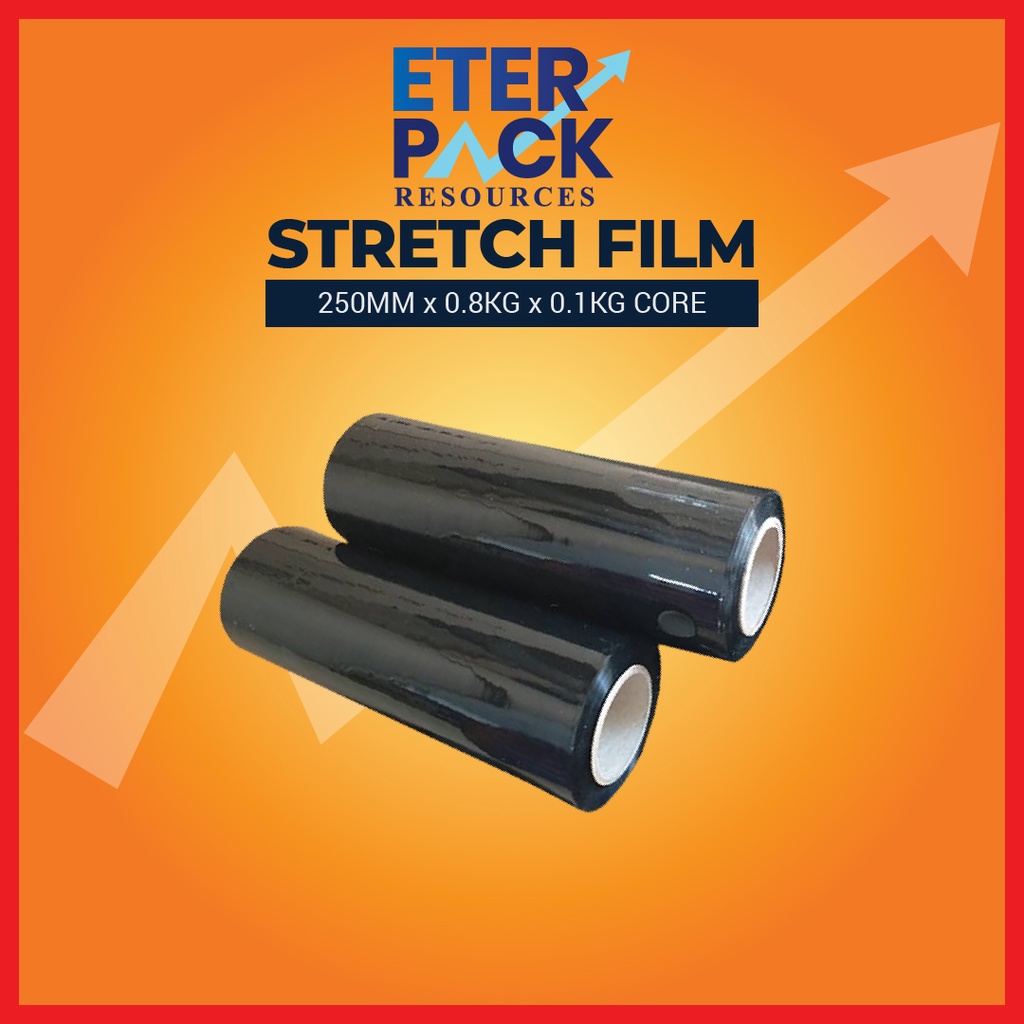 Stretch Film Wrapping 250mm x 0.8kg x 0.1kg core | Shopee Malaysia