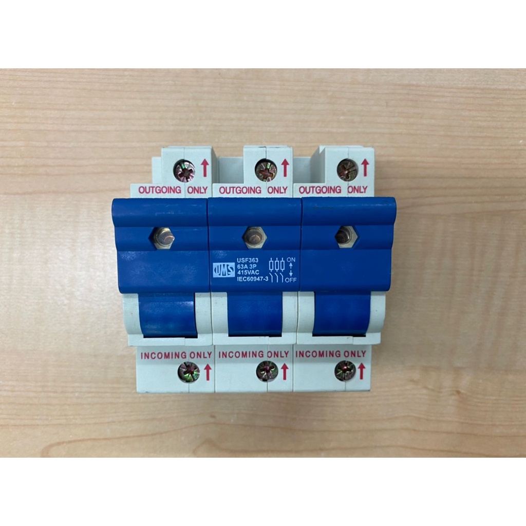 UMS Main Switch Fuse 32A/63A 1Pole + N/ 63A 3 Pole | Shopee Malaysia