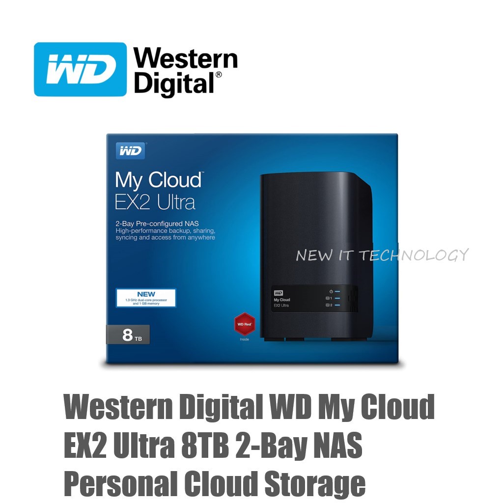 Western Digital WD My Cloud EX2 Ultra 2-Bay NAS Personal Cloud Storage ...