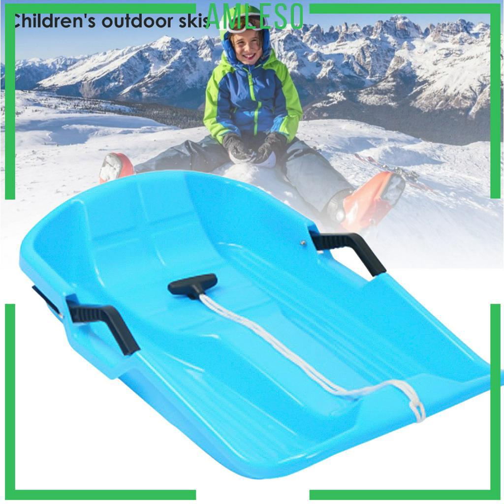 [amlesoMY] Snow Sledge Toboggan Grass Sand Downhill Sliding Sledge ...