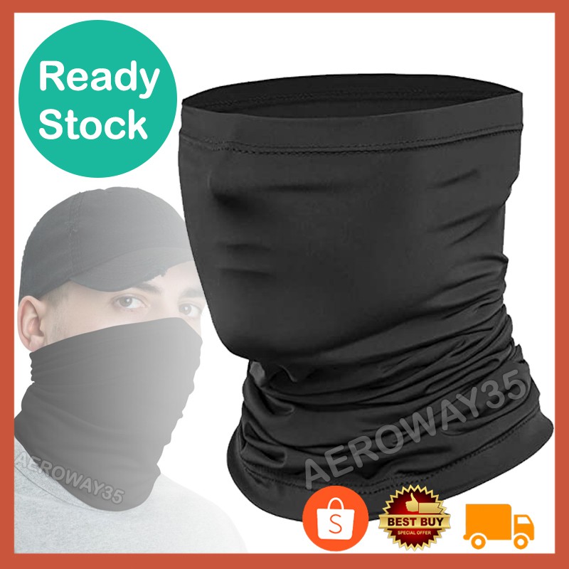 Face Scarf Sleeve Cover Half Face Mask Ice Silk Headscarf Head Scarf ...