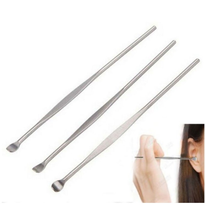 Pengorek Telinga (10Pcs) / 10 piece Earwax Cleaner Stick Care Tool ...