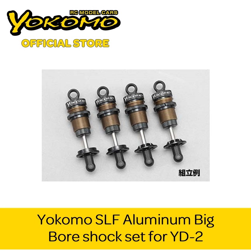 Yokomo SLF Aluminum Big Bore shock set for YD-2 (Y2-SBBSA) | Shopee Malaysia