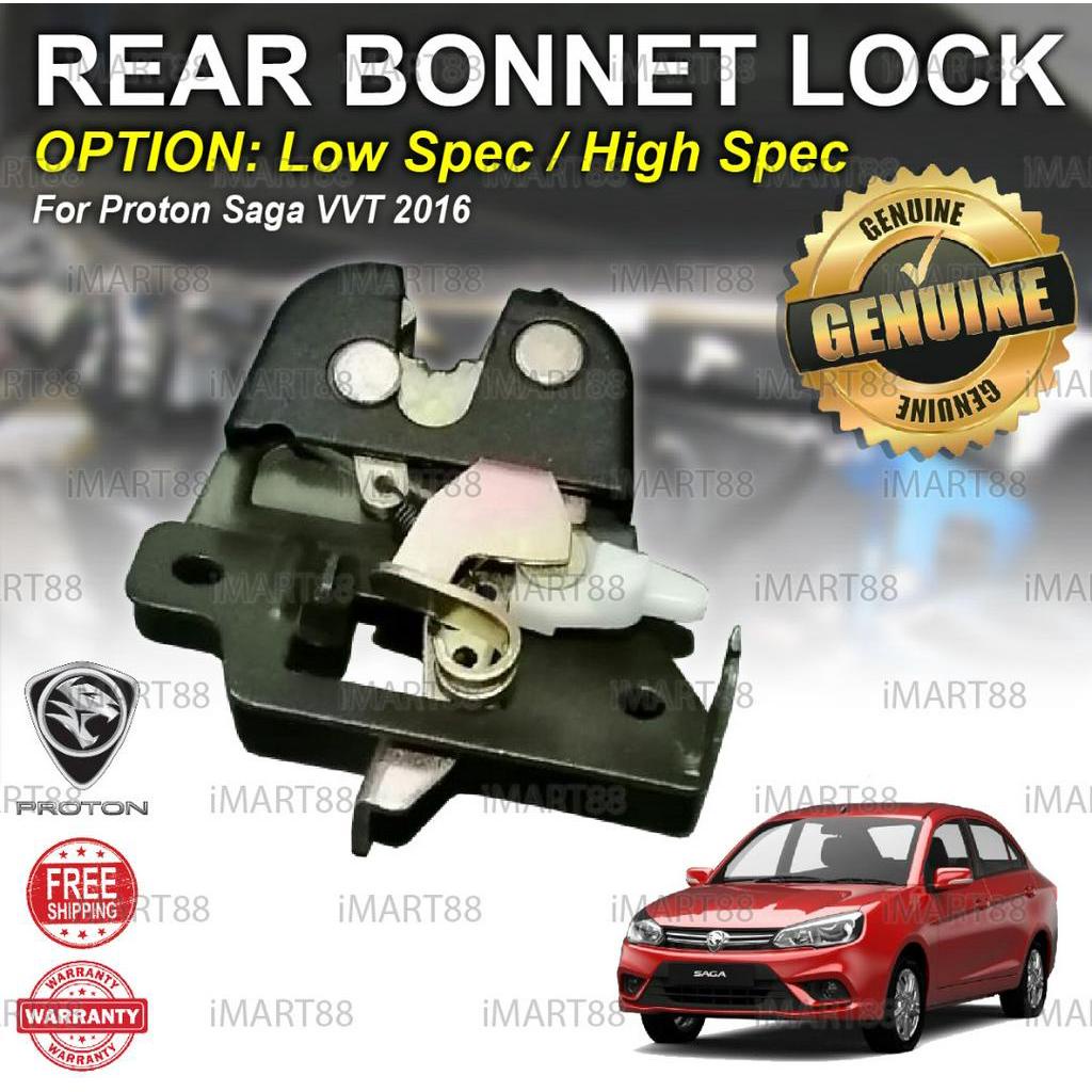 100% Original Proton Saga VVT 2016 3rd Gen Rear Bonnet Lock Belakang ...