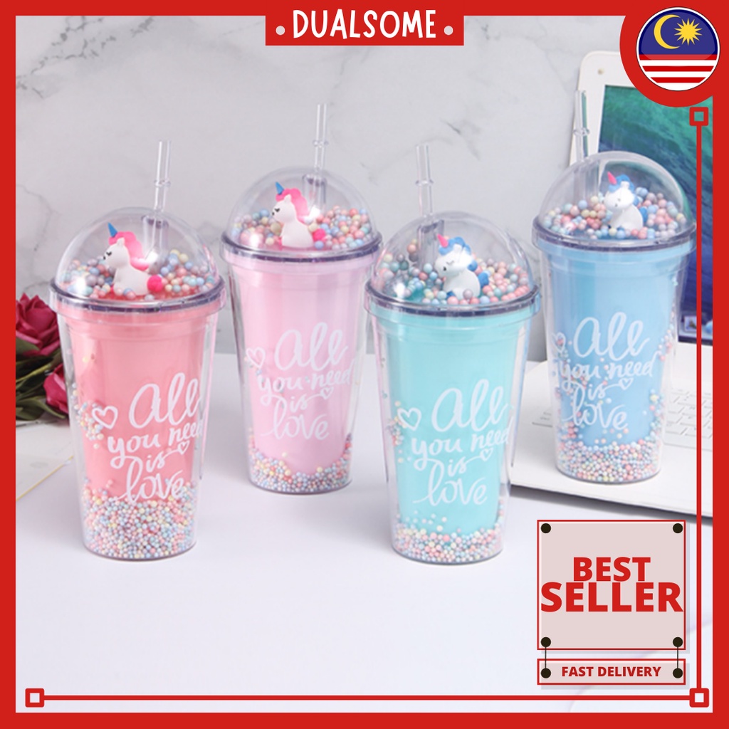 Unicorn Cute Fancy Tumbler Cold Cup New Year Gift Coffee Mug Tumblr ...