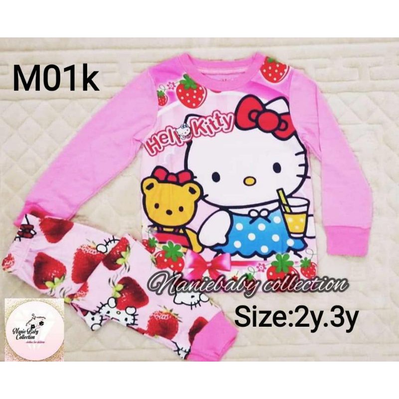 PYJAMAS HELLO KITTY (READY STOCK) | Shopee Malaysia