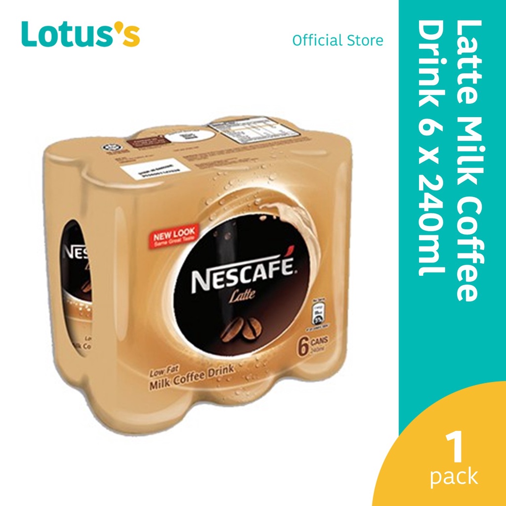 Nescafe Latte Milk Coffee Drink 6 x 240ml | Shopee Malaysia