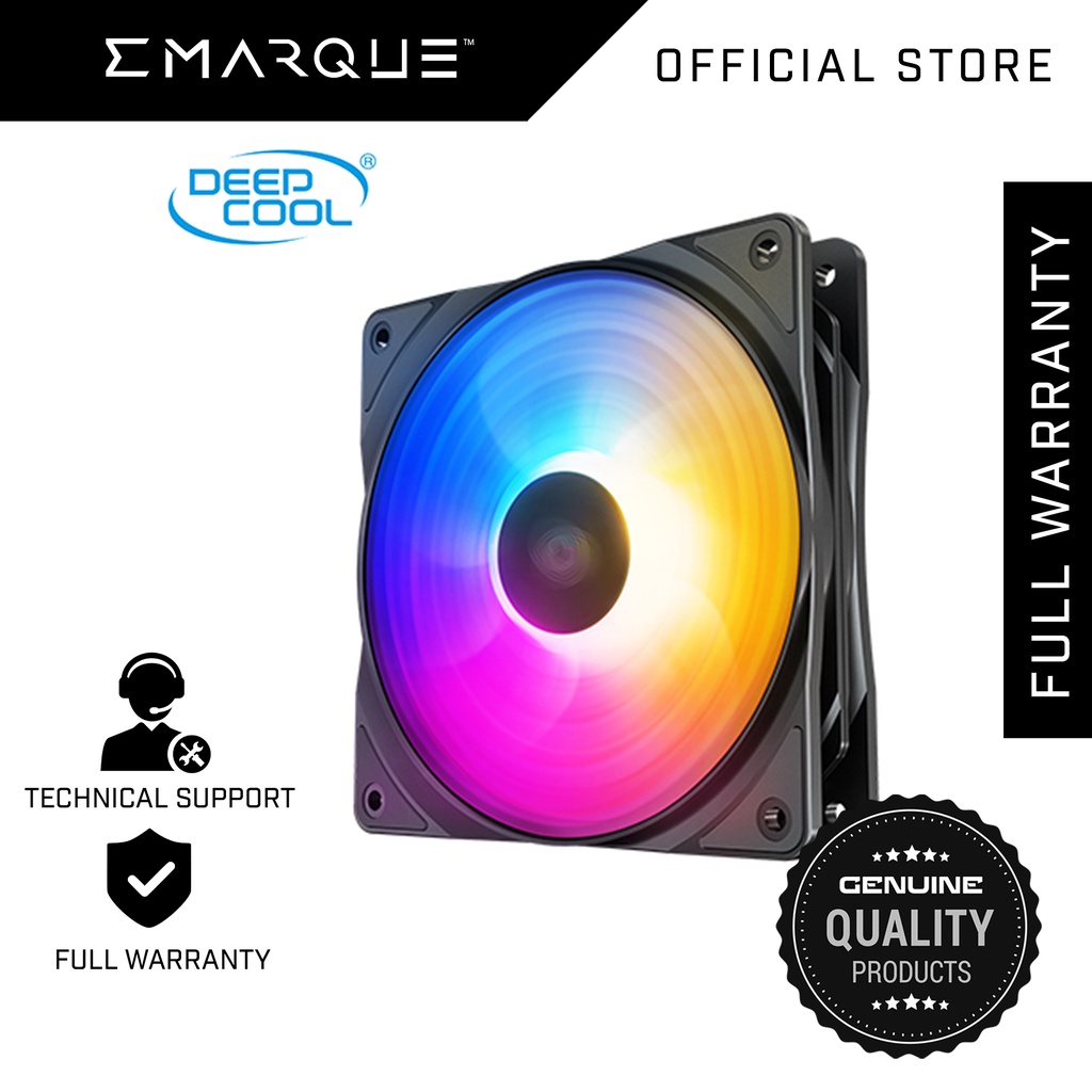 // DeepCool RF120 FS RGB - 3 in 1 PC Case Fan // | Shopee Malaysia