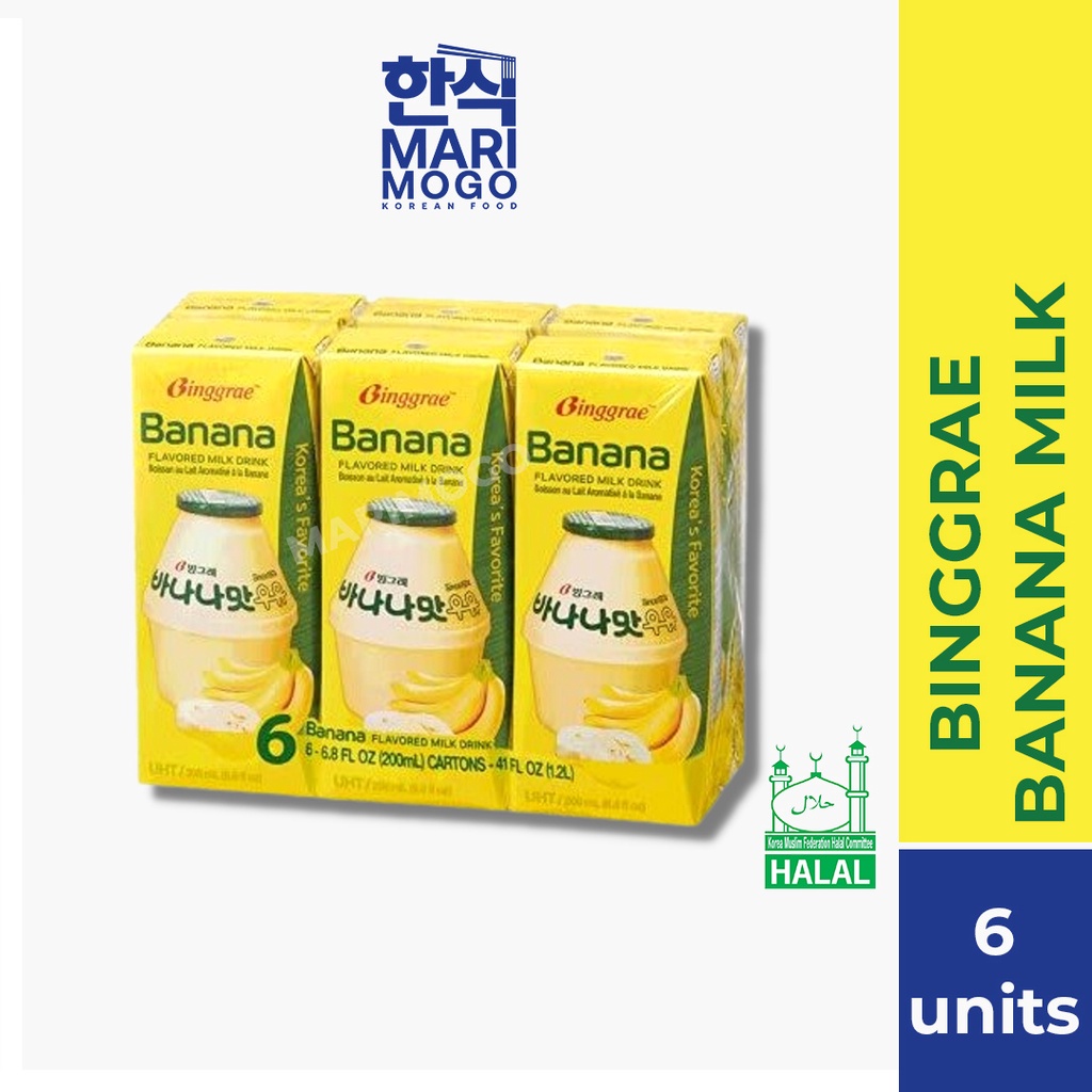 [HALAL KMF] Binggrae Banana Flavoured Milk Drink : Muslim Friendly ...