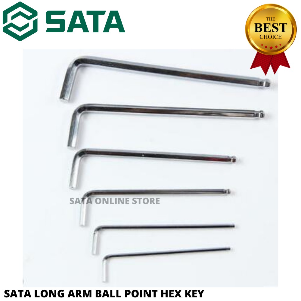 SATA LONG ARM BALL POINT HEX KEY / SATA HEX KEY SET / SATA ALLEN KEY ...
