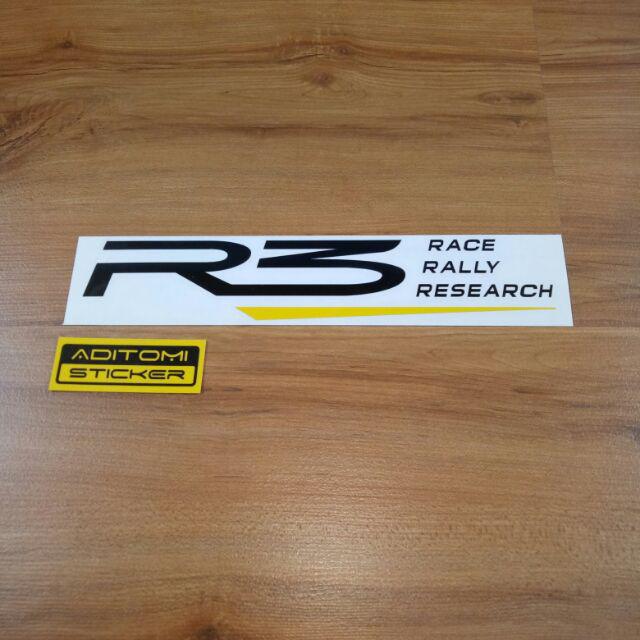 Proton R3 race rally research diecut sticker | Shopee Malaysia