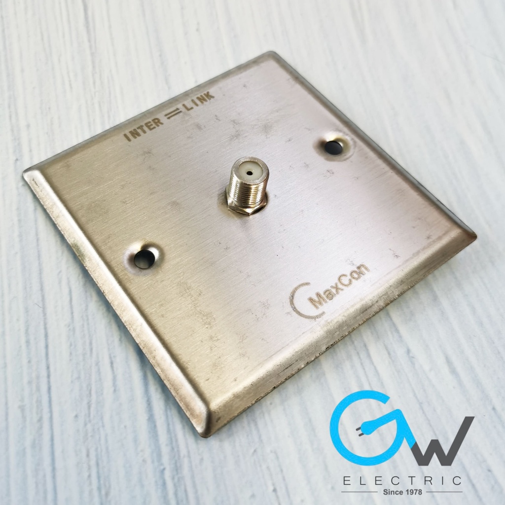 Maxcon MTW-637 Astro F Female Wall Metal Panel Socket | Shopee Malaysia